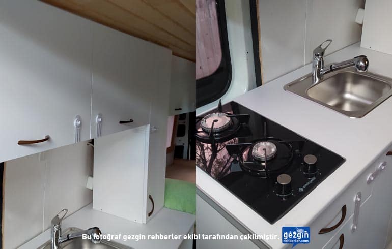 Karavan Üst Dolap ve Mutfağı Yaptırdık – Gezgin Rehberler